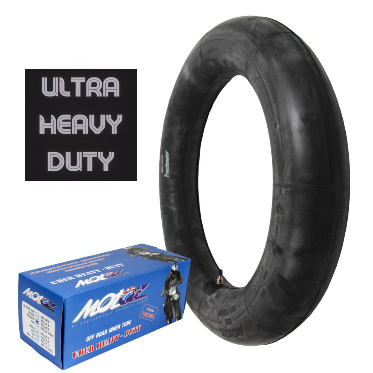 Motoz Adventure Tube (STRAIGHT Valve) 18-150-170 - 4mm Uber Ultra Heav – Adventure On Store